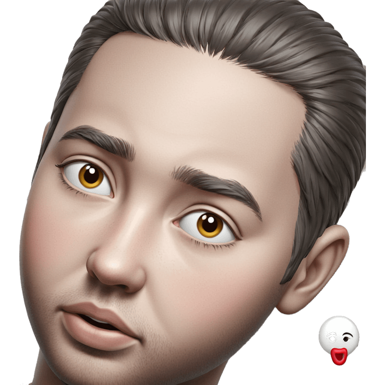 realistic male portrait looking directly emoji | AI Emoji Generator