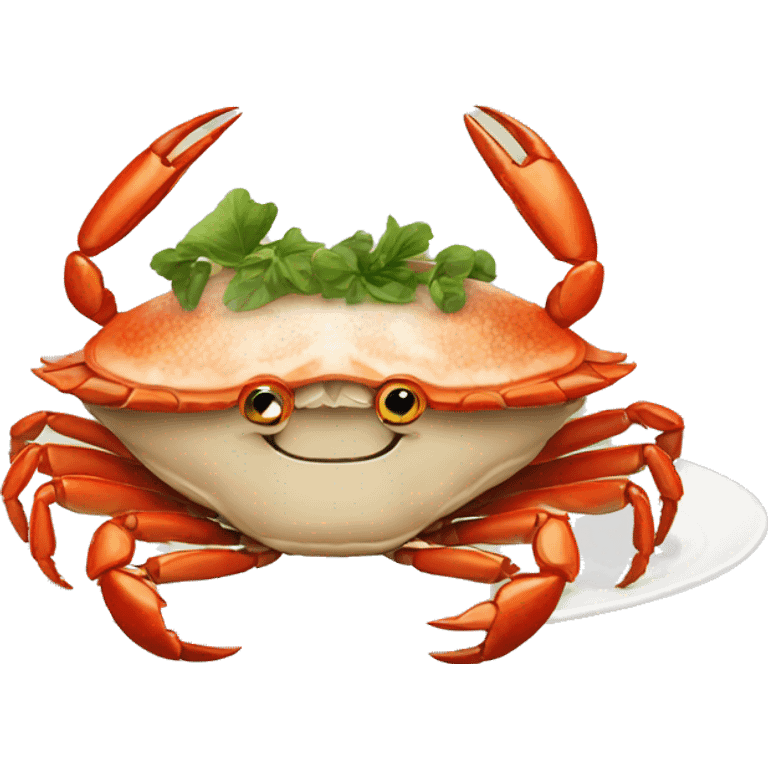 crab dish emoji | AI Emoji Generator