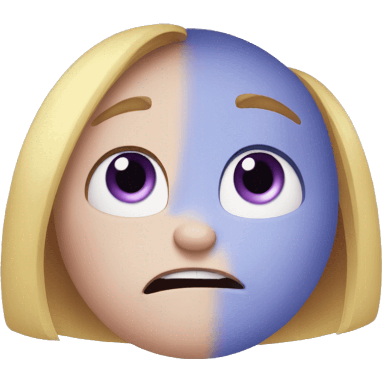 inside out shy and scared emoji | AI Emoji Generator