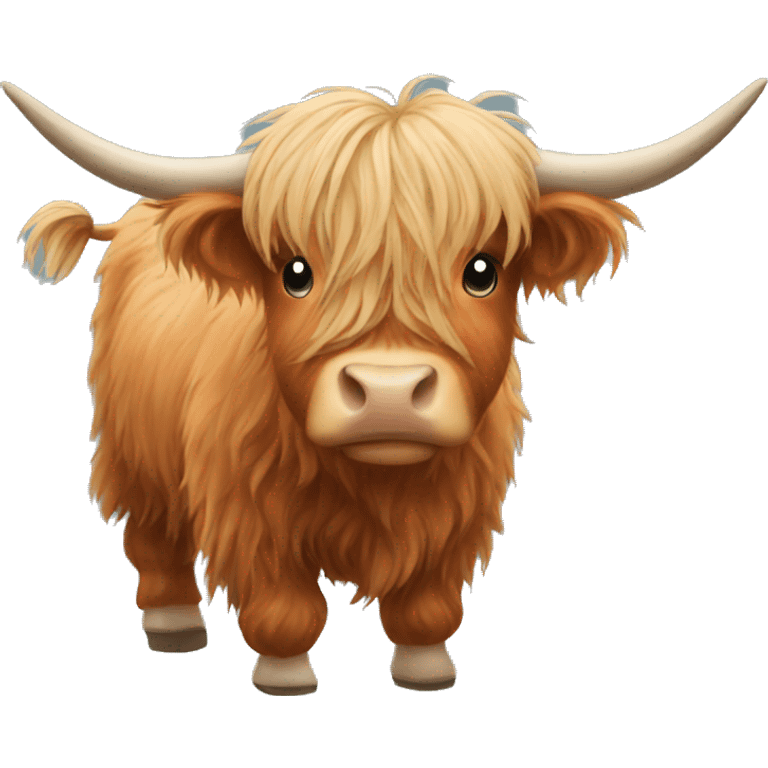 Highland cow emoji | AI Emoji Generator