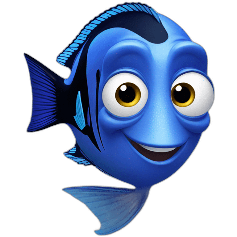 Thinking dory emoji | AI Emoji Generator