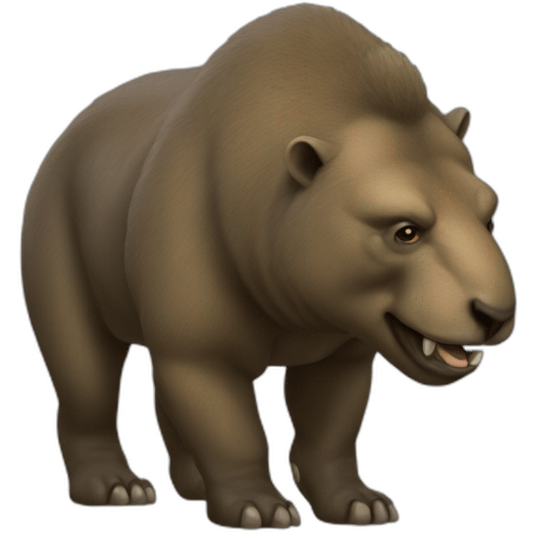 Diprotodon emoji | AI Emoji Generator