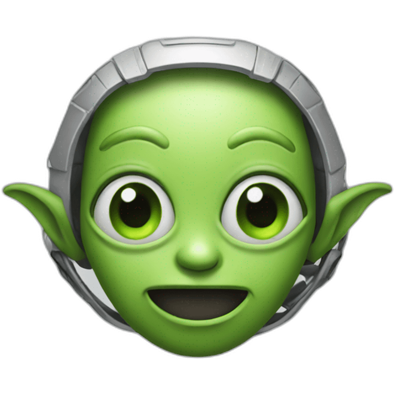 celebrating-alien emoji | AI Emoji Generator