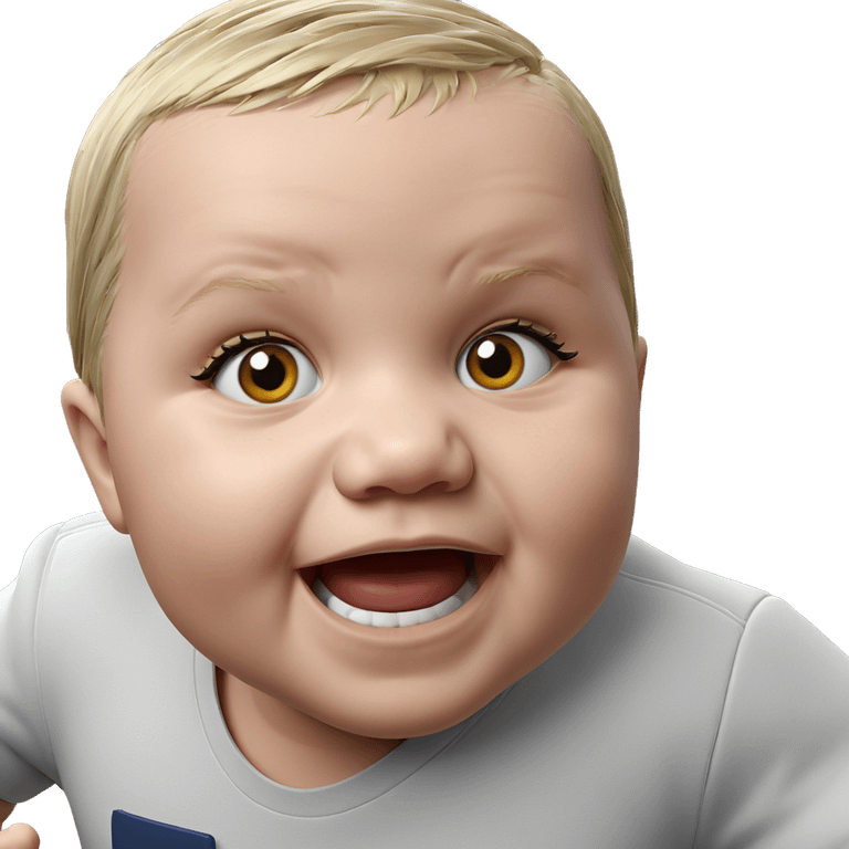 smiling blonde boy meme emoji | AI Emoji Generator