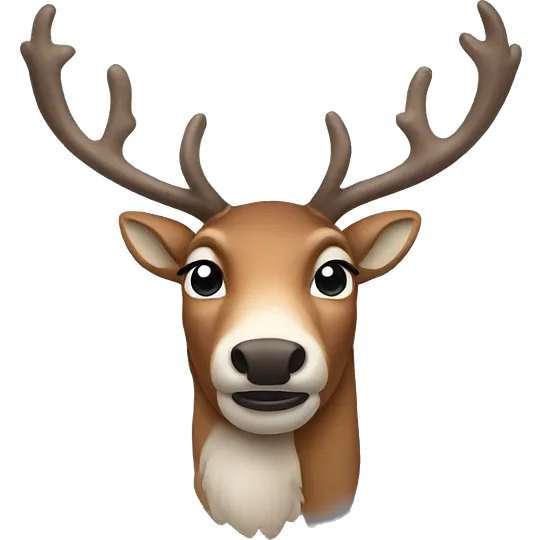 Reindeer emoji | AI Emoji Generator