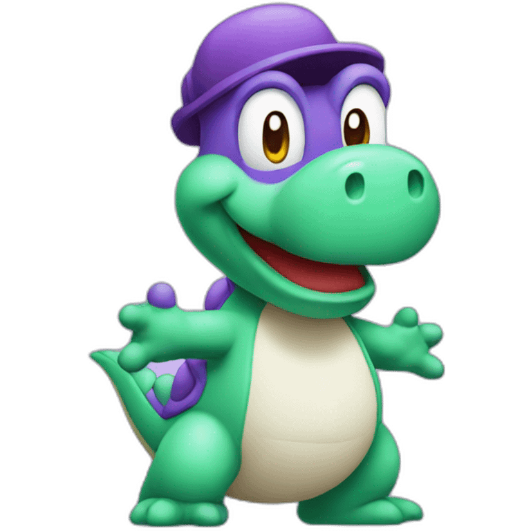 purple yoshi emoji | AI Emoji Generator