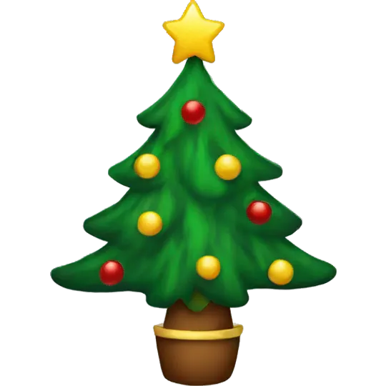 Christmas Tree emoji | AI Emoji Generator