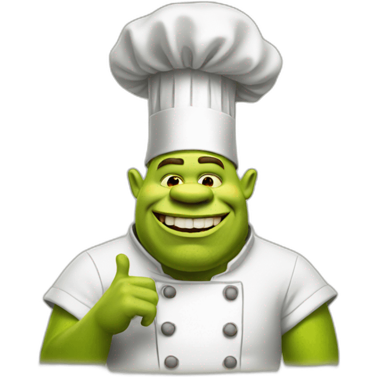 Chef Shrek emoji | AI Emoji Generator