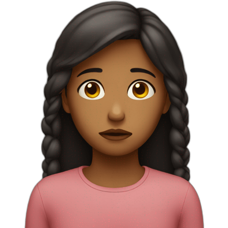 sad girl emoji | AI Emoji Generator
