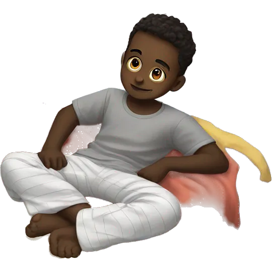 happy boy in pajamas emoji | AI Emoji Generator