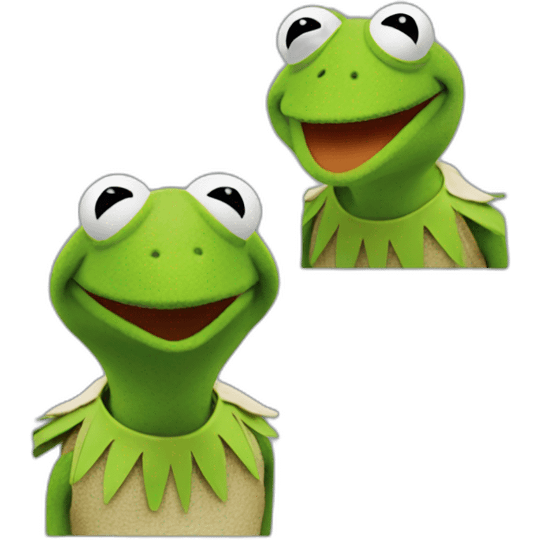 Egyptian صعيدي Kermit the frog emoji