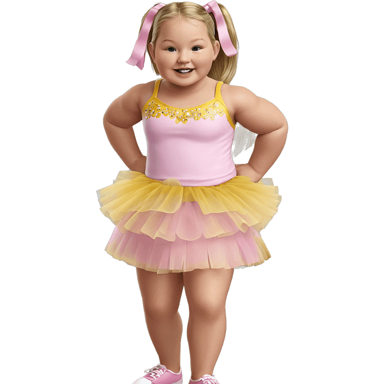 realistic girl in tutu emoji | AI Emoji Generator