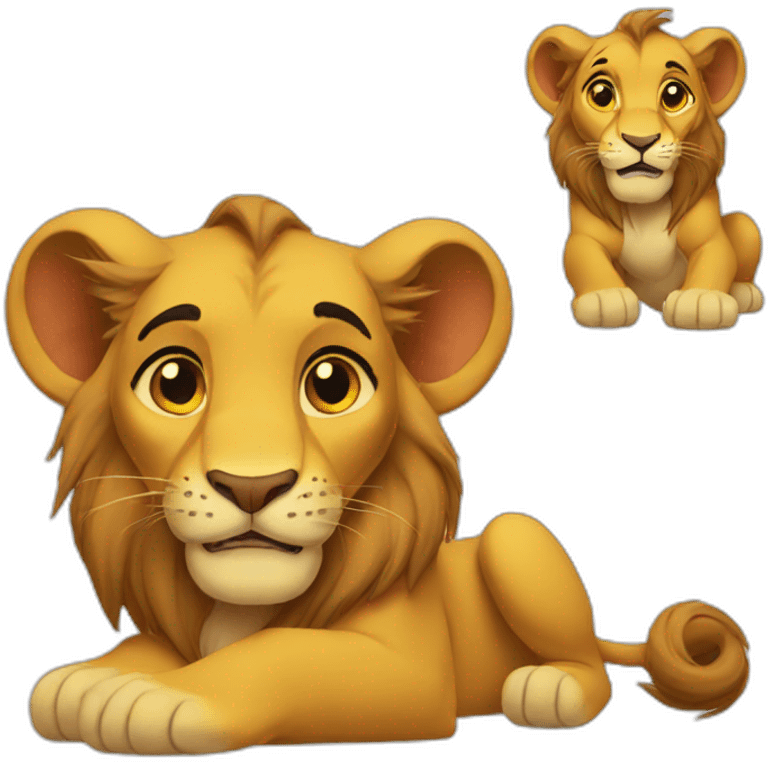 simba emoji | AI Emoji Generator