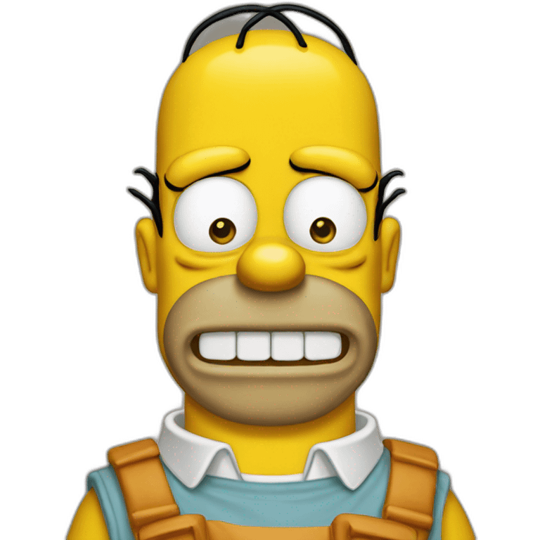 Homer simpson emoji | AI Emoji Generator
