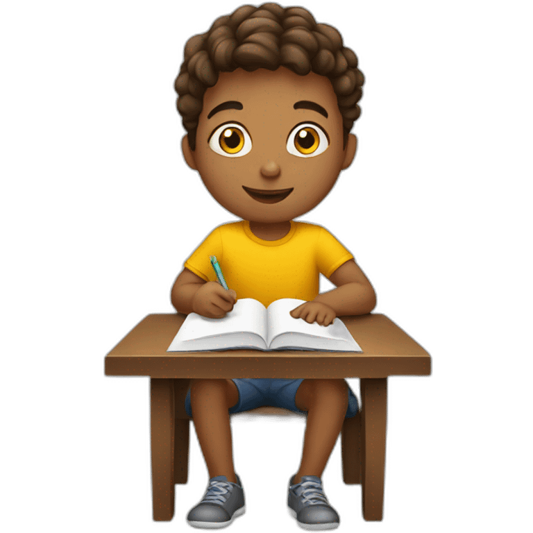 Children studying emoji | AI Emoji Generator