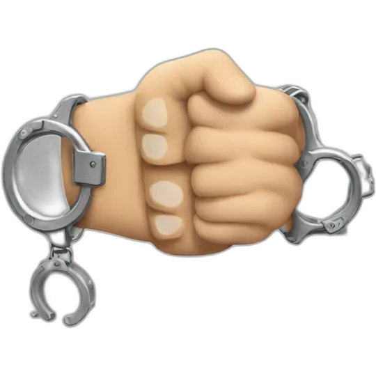 trump-in-handcuffs emoji | AI Emoji Generator