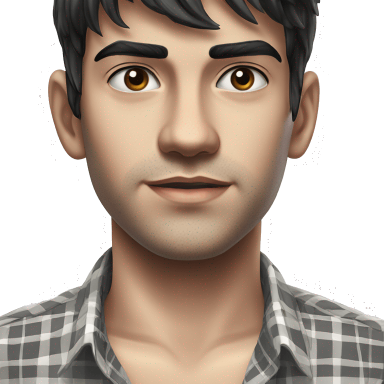 cool dude in plaid emoji | AI Emoji Generator