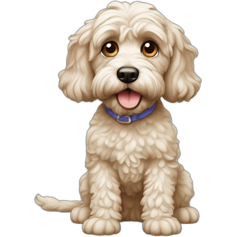 confused cockapoo emoji | AI Emoji Generator
