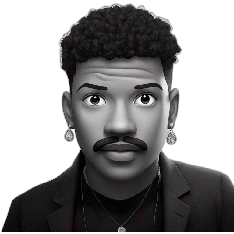 mysterious mustache man emoji | AI Emoji Generator