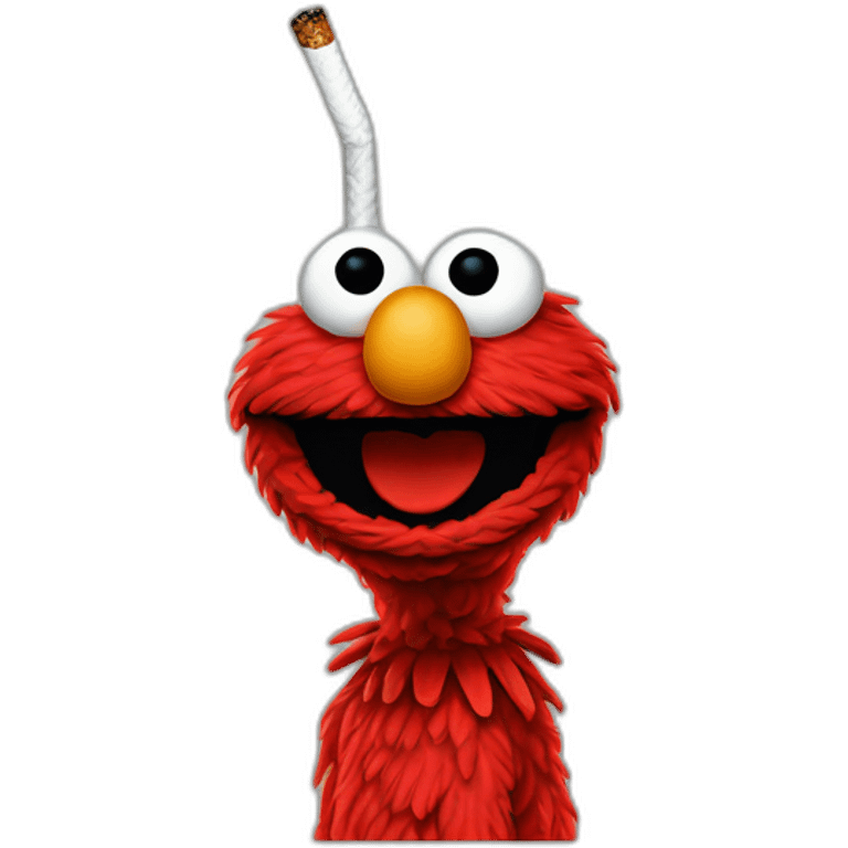 elmo cigarette emoji | AI Emoji Generator