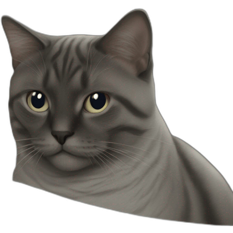 lonely cat in soft colors emoji | AI Emoji Generator