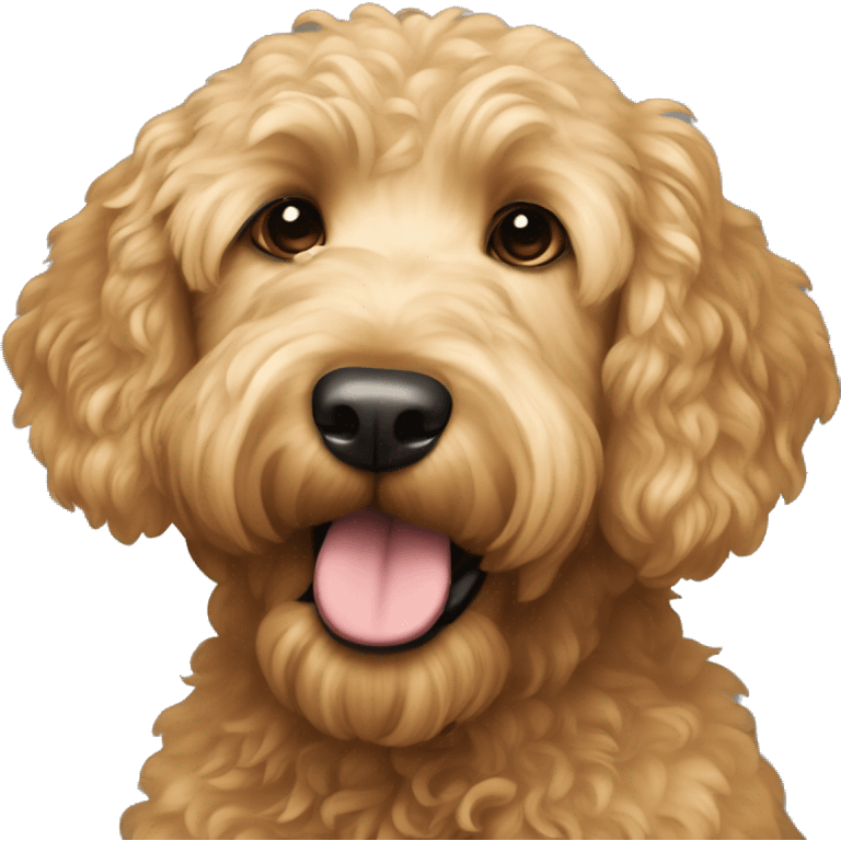 Goldendoodle emoji | AI Emoji Generator