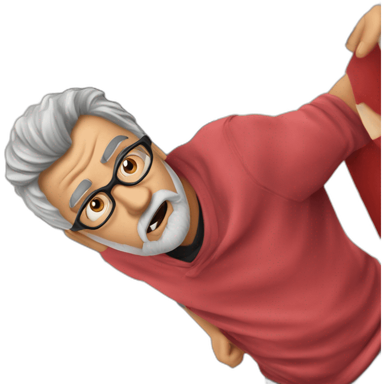 cool dude with glasses. emoji