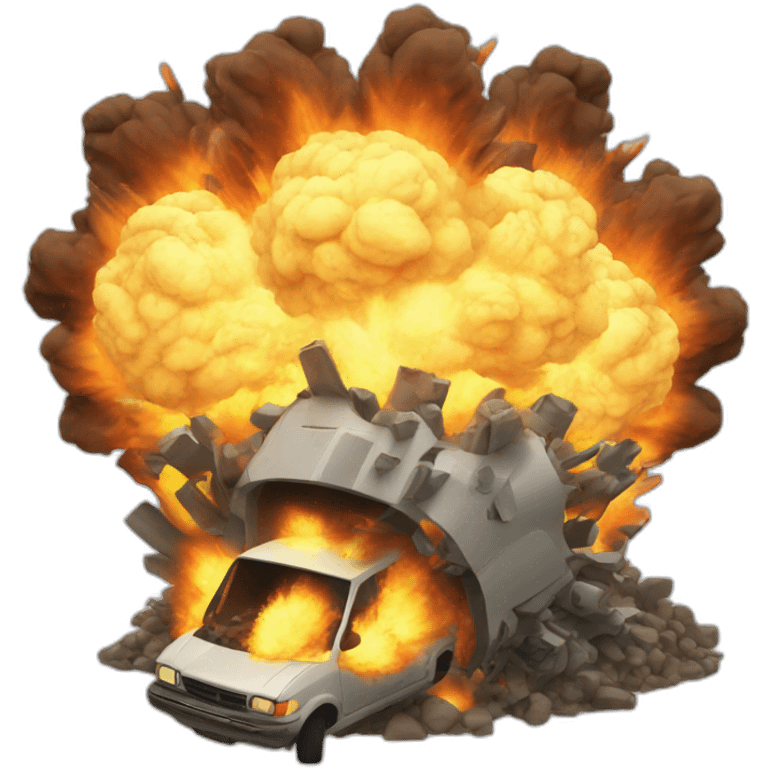 Auto Explosion emoji | AI Emoji Generator