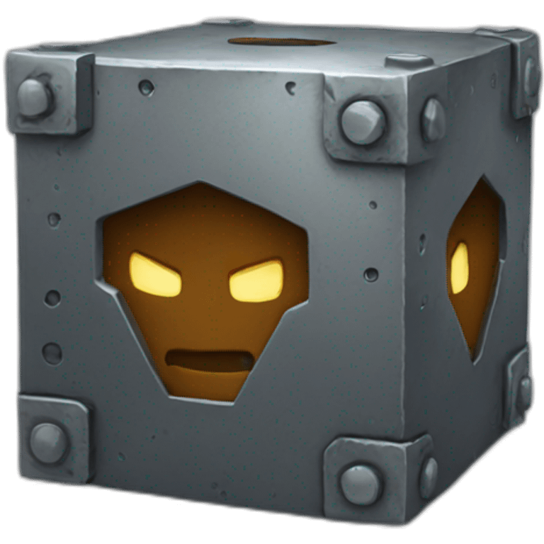 iron cube emoji | AI Emoji Generator