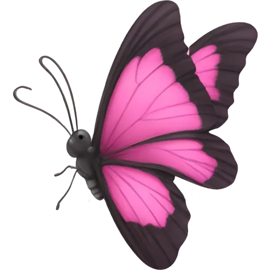 Pink butterfly emoji | AI Emoji Generator