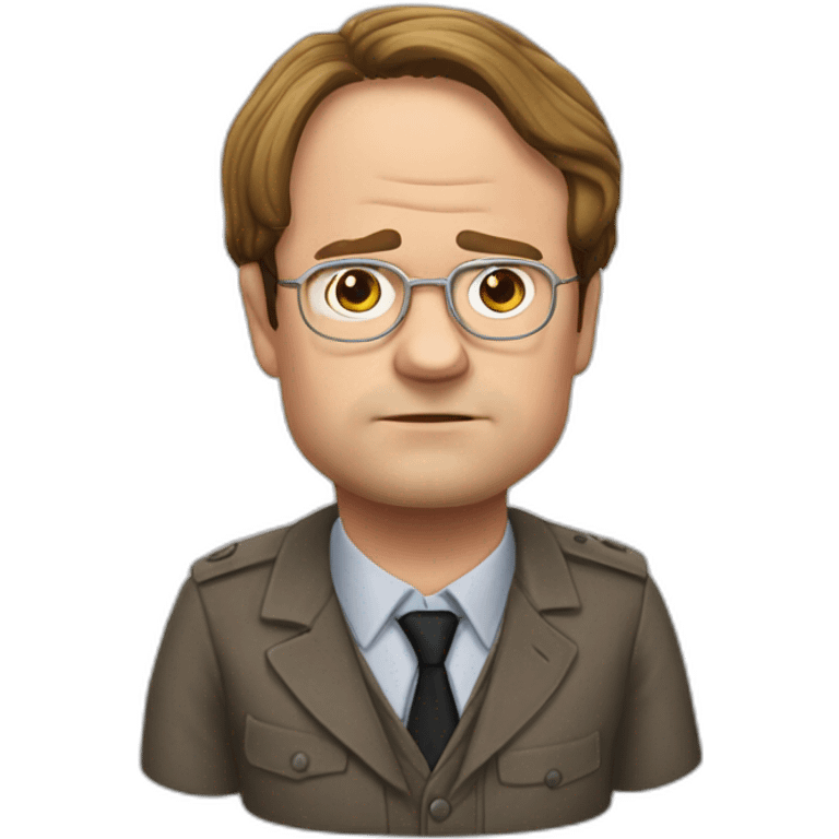 Dwight Schrute emoji | AI Emoji Generator