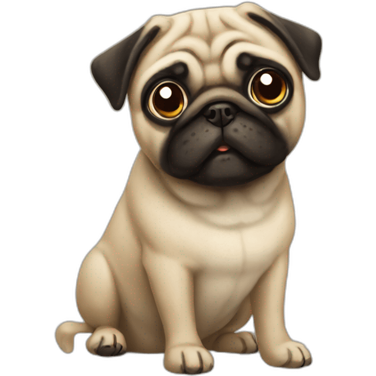 pug emoji | AI Emoji Generator