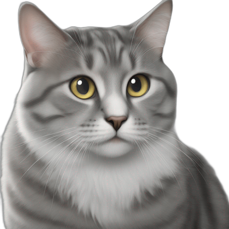 curious cat stares into camera emoji | AI Emoji Generator