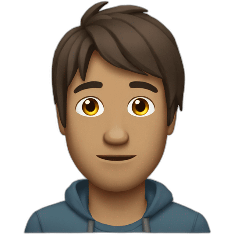bojack horseman with brown hair emoji | AI Emoji Generator