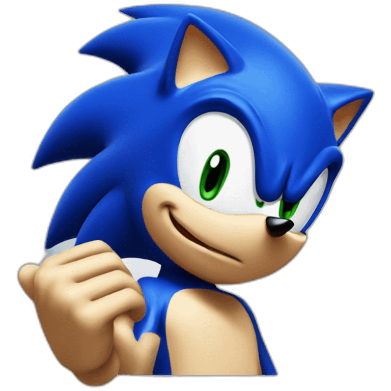 Sonic the hedgehog emoji | AI Emoji Generator