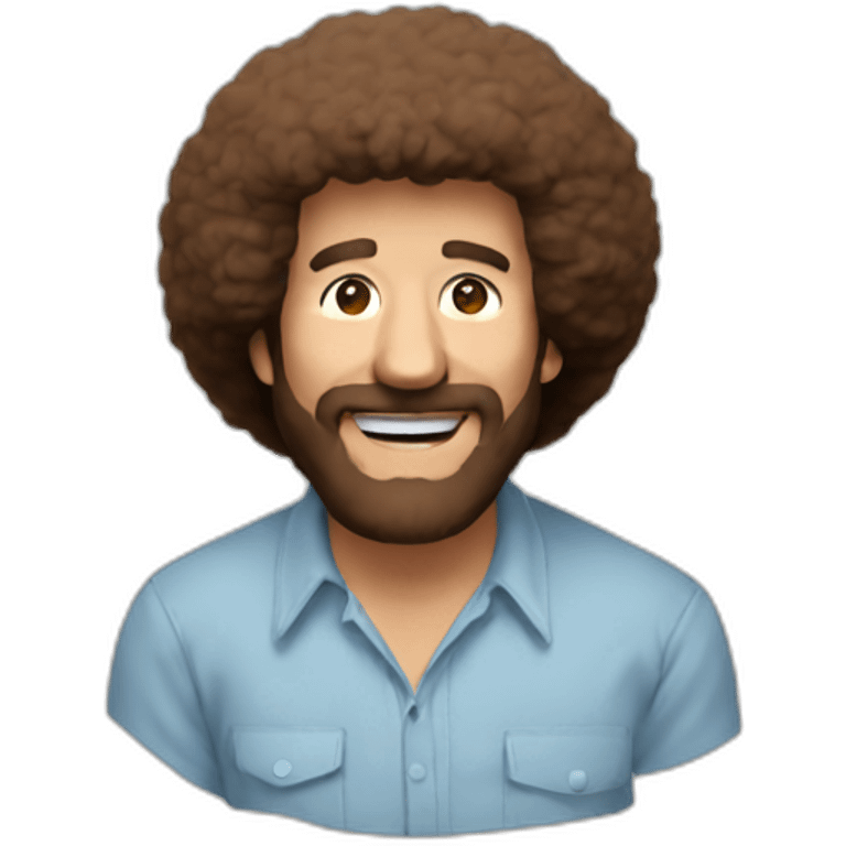 Bob Ross emoji
