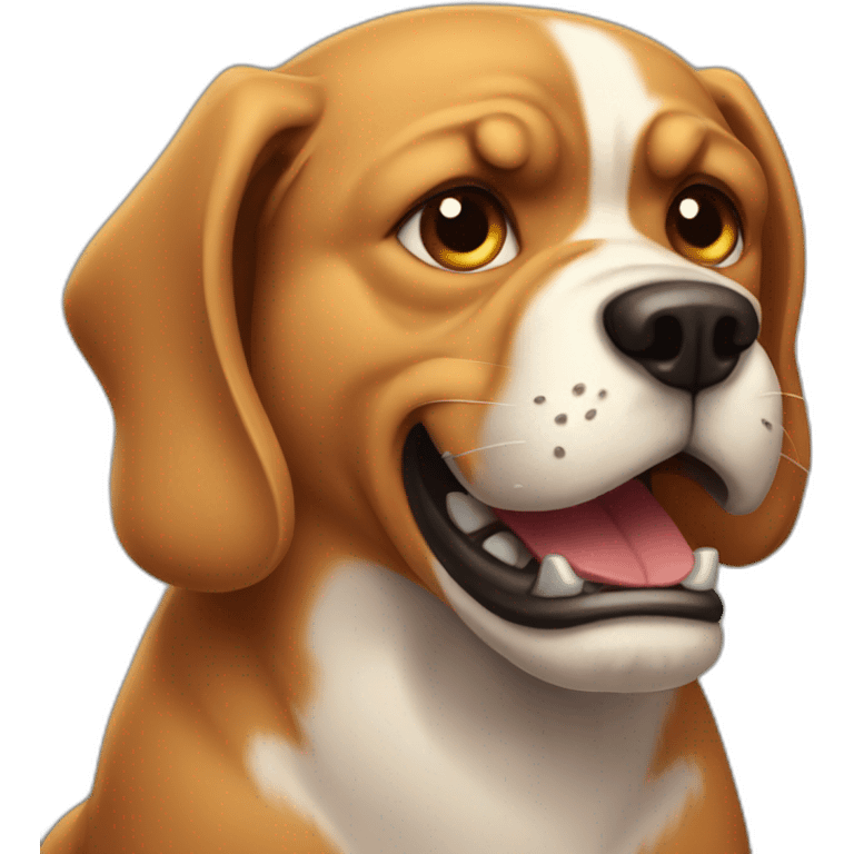 angry dog emoji | AI Emoji Generator