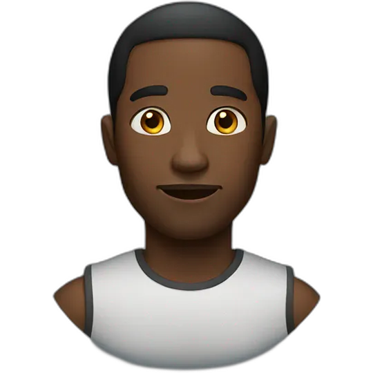 Black man emoji | AI Emoji Generator