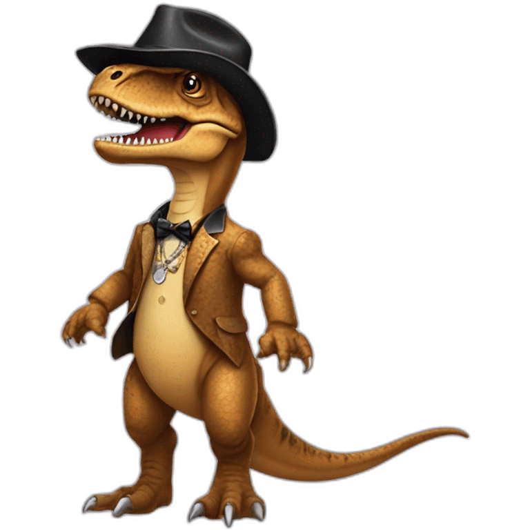 T-rex pimp emoji | AI Emoji Generator