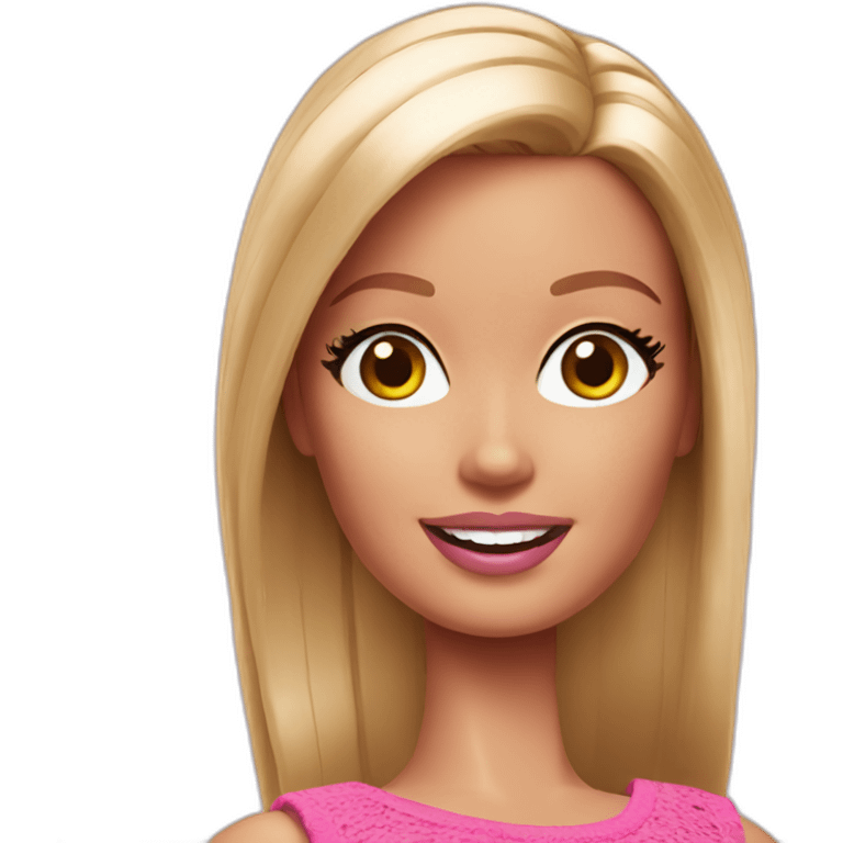 Barbie emoji | AI Emoji Generator