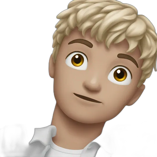 lonely boy portrait. emoji | AI Emoji Generator