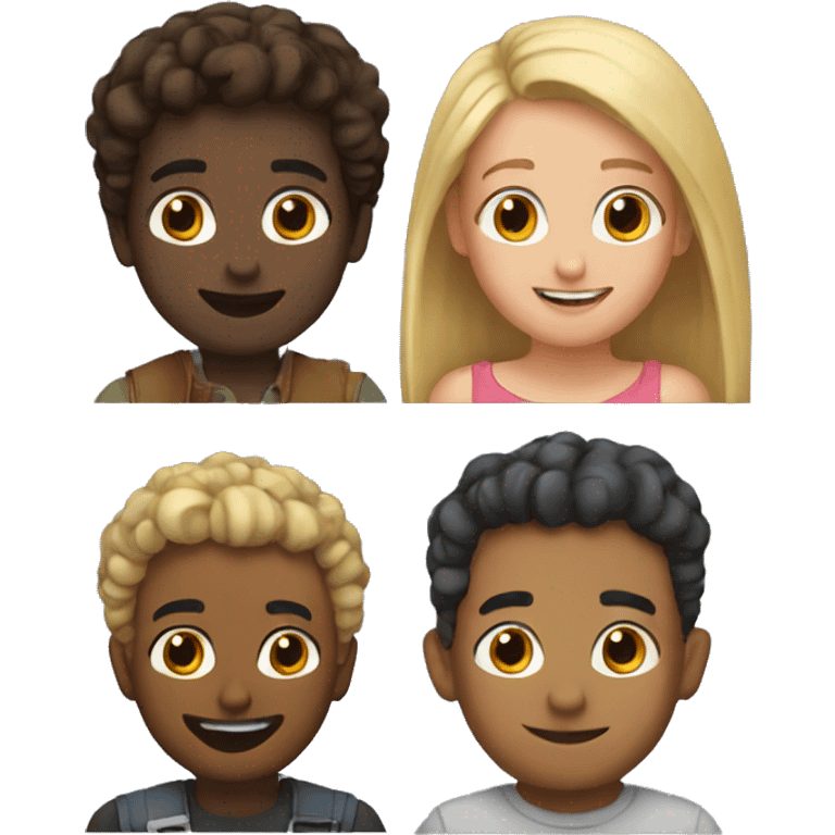 3 Friends emoji