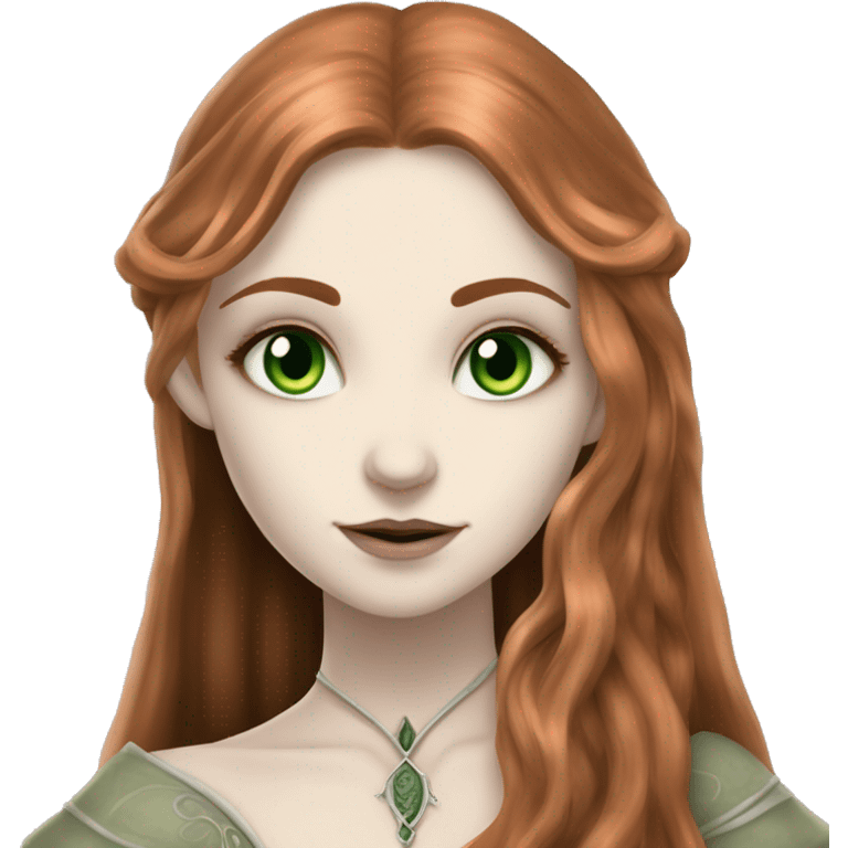 Hyper Realistic Elegant elven princess with pale skin, sage green eyes ...