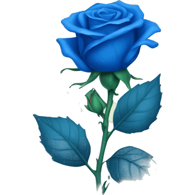 Blue Rose emoji | AI Emoji Generator