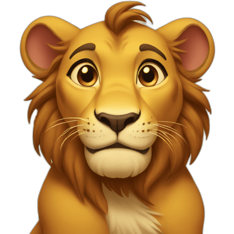 Simba emoji | AI Emoji Generator