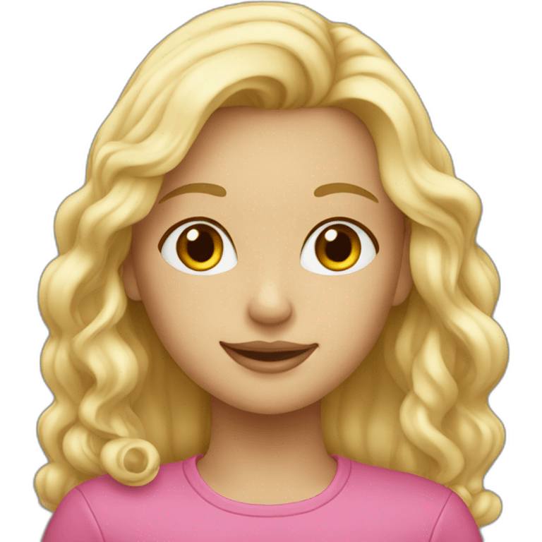 Blonde girl emoji | AI Emoji Generator