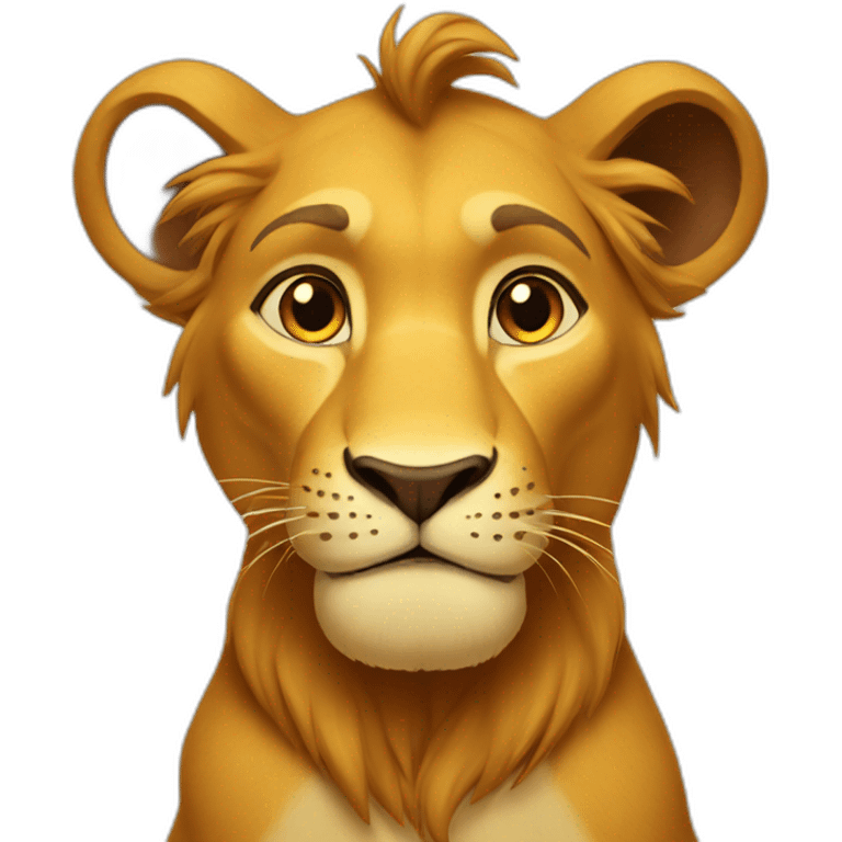 Simba emoji | AI Emoji Generator