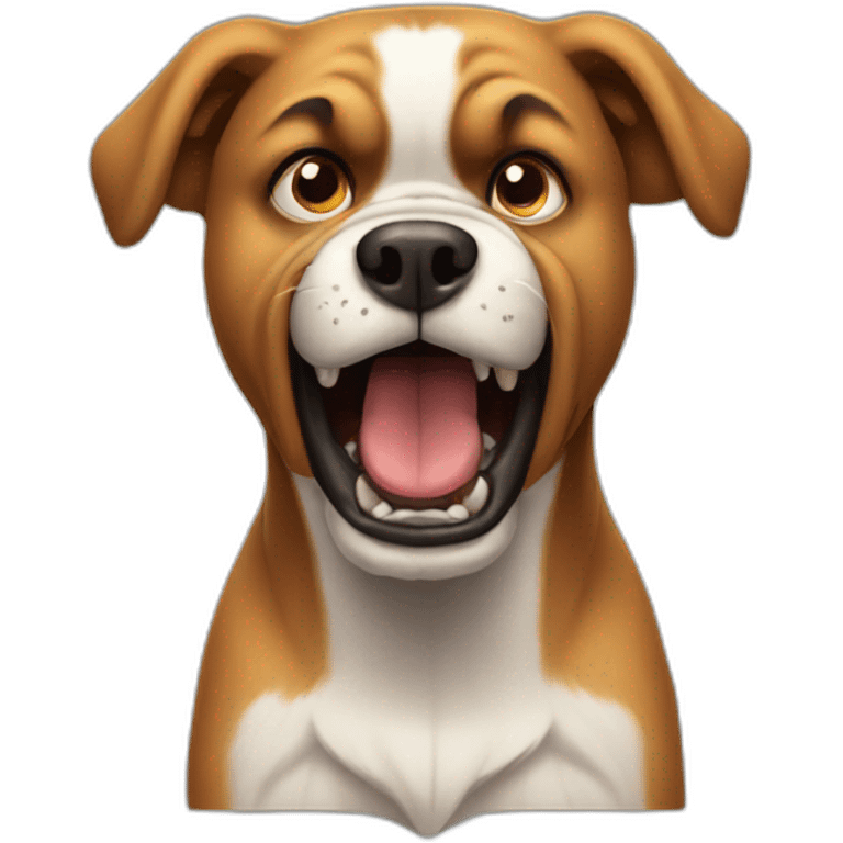 angry dog emoji | AI Emoji Generator
