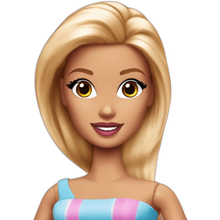 Barbie emoji | AI Emoji Generator