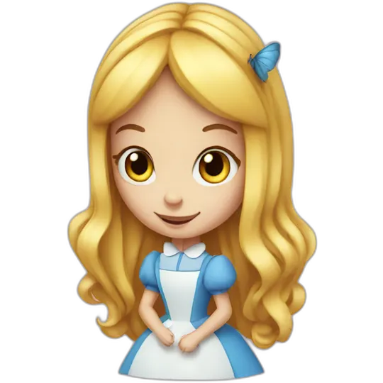 alice in wonderland emoji | AI Emoji Generator